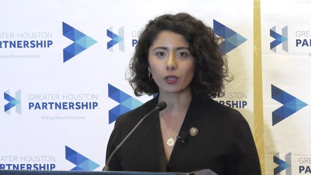 Harris County Judge Lina Hidalgo delivers the State of the County address