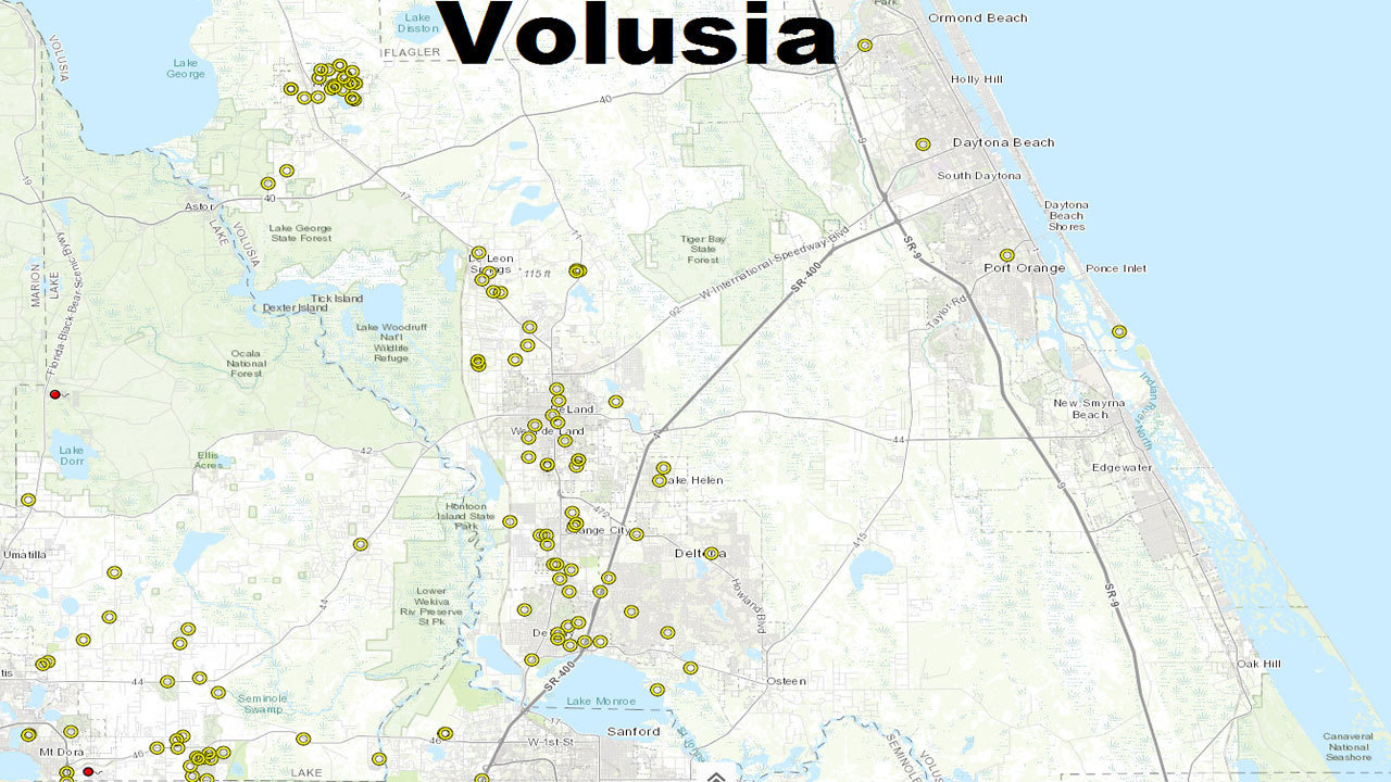Sinkhole Alley Florida Map At Least 12 Sinkholes Plague Ocala