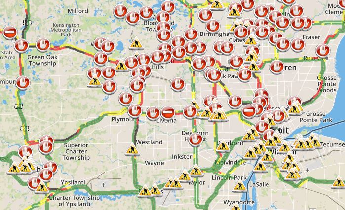 LIVE TRAFFIC: Monitoring Metro Detroit roads - WDIV ClickOnDetroit ...